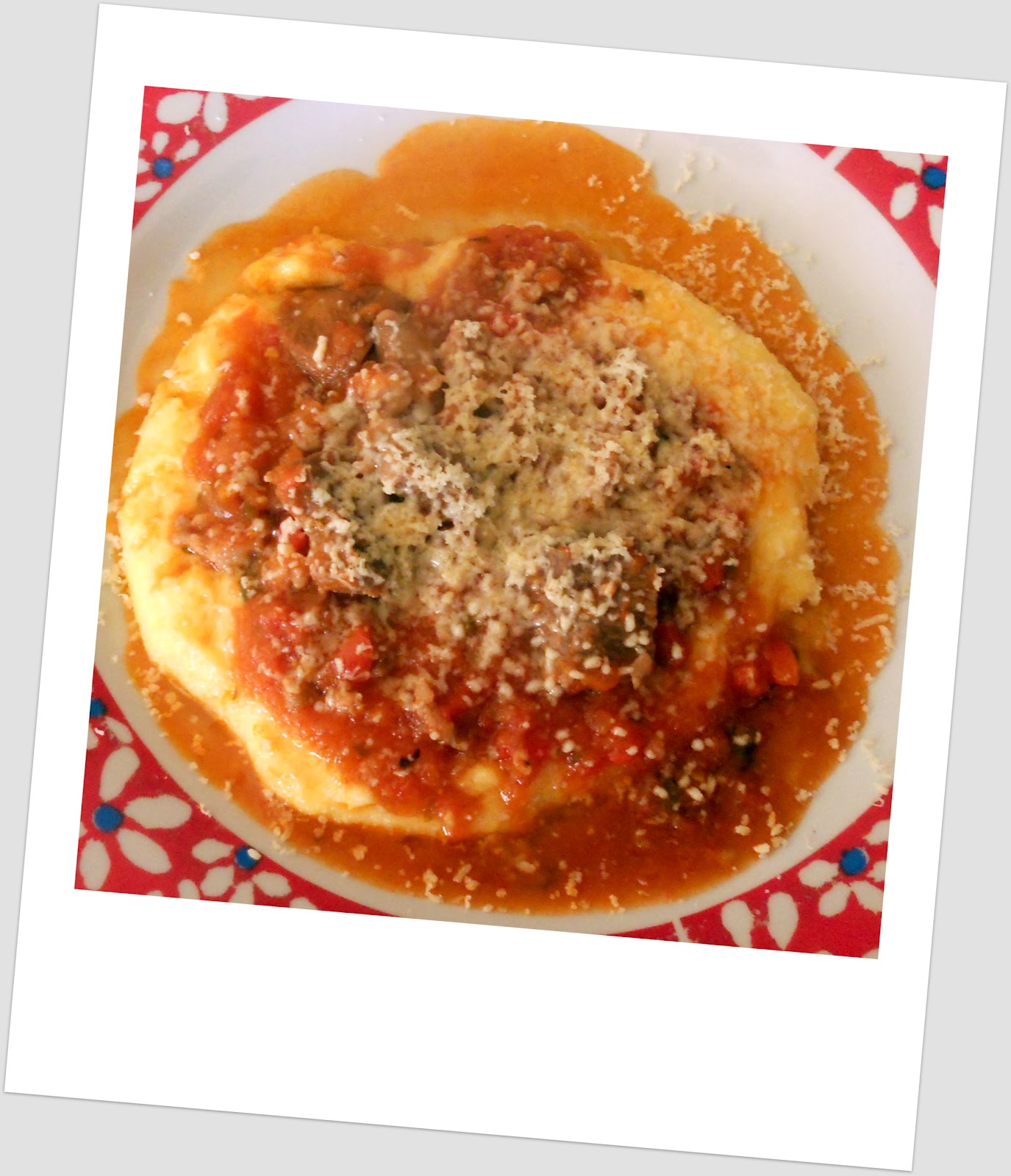 Polenta con salsa campera... esa cocina que permanece. / Álamos Ventosos