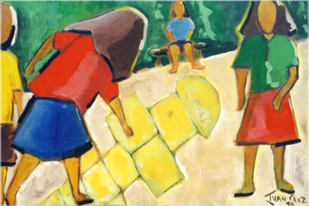 Baú da Web: Ivan Cruz, colorida arte " Brincadeiras de Criança"
