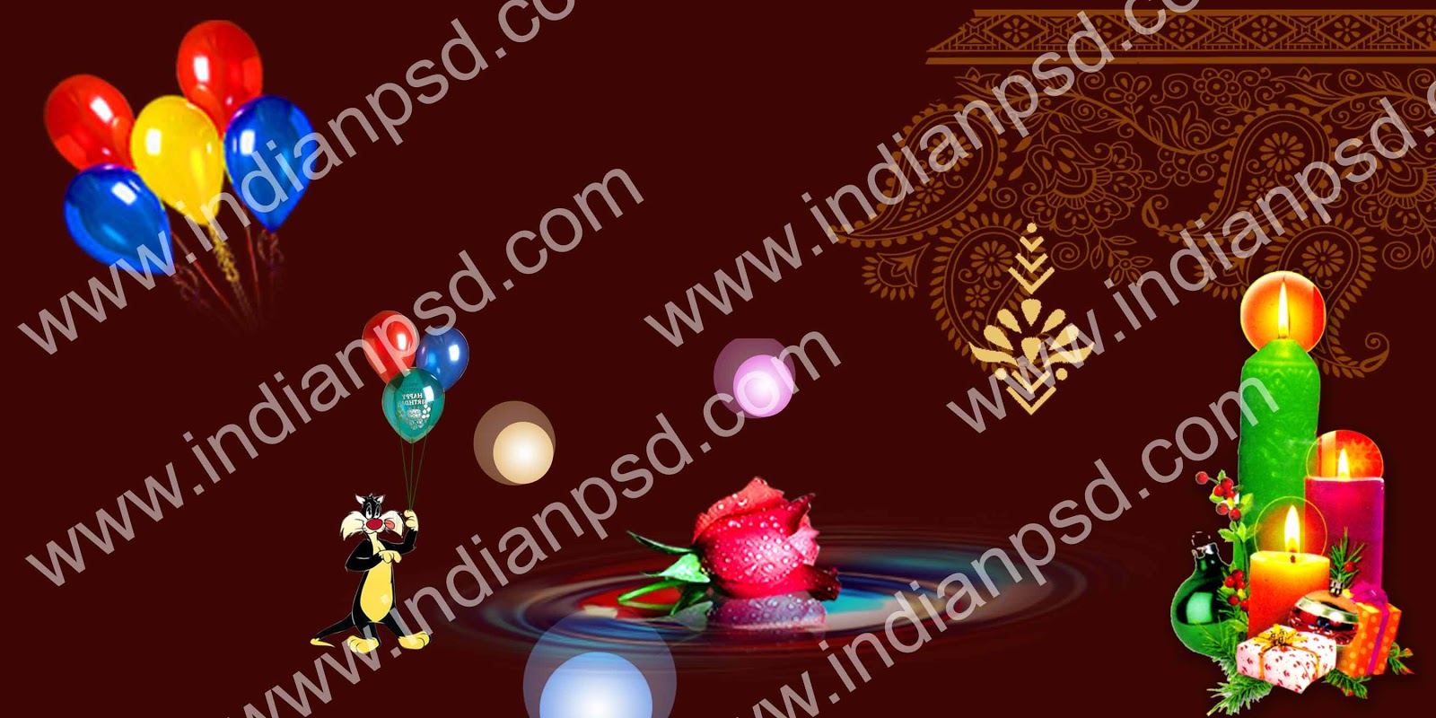BIRTHDAY Flex Banner Design Flower Decorations, PSD Files, Vectors Free ...