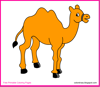 Free Tracing Line Printable: Camel Tracing Picture