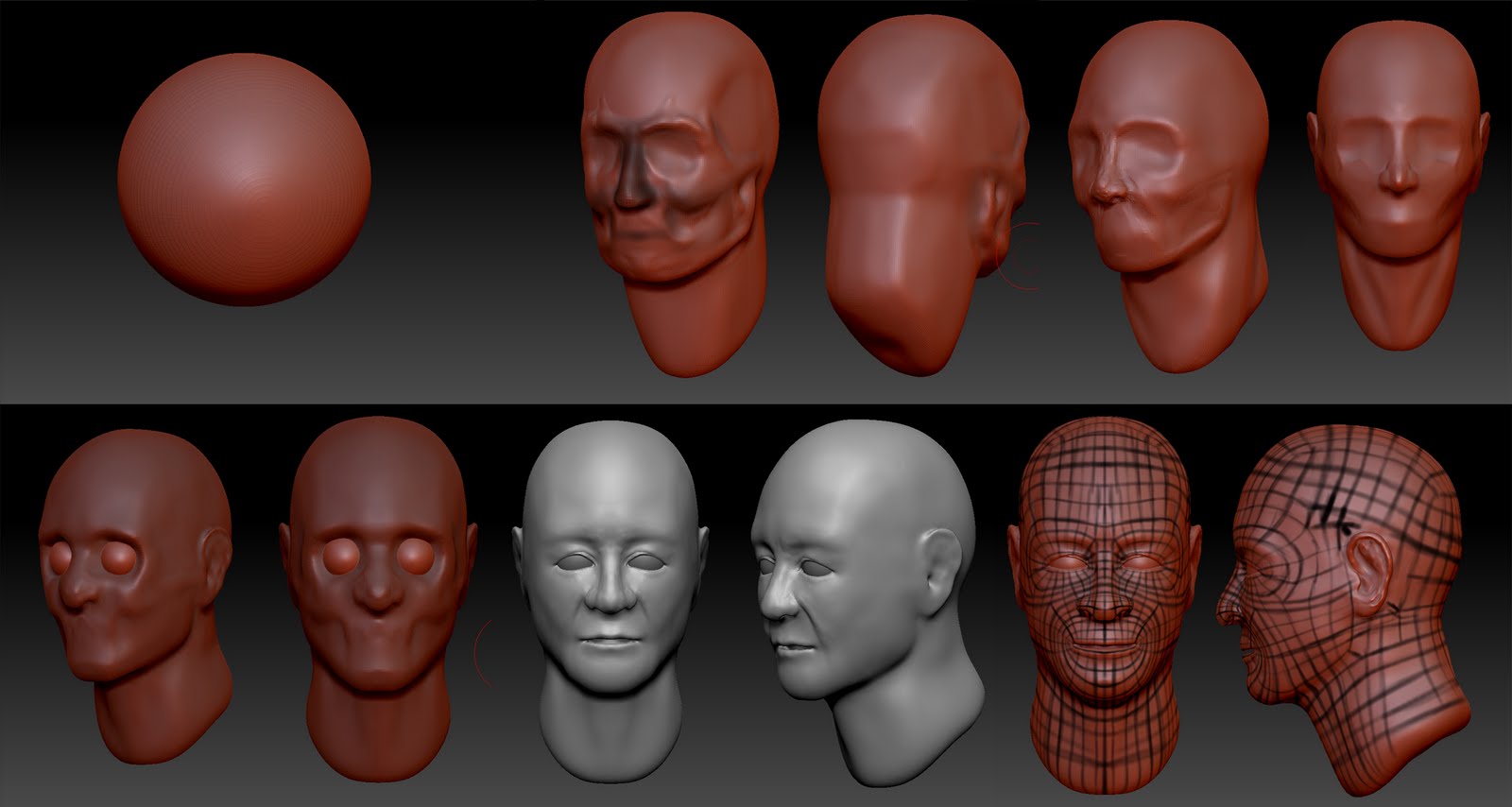 And Another Thing...: Male Face Sculpt