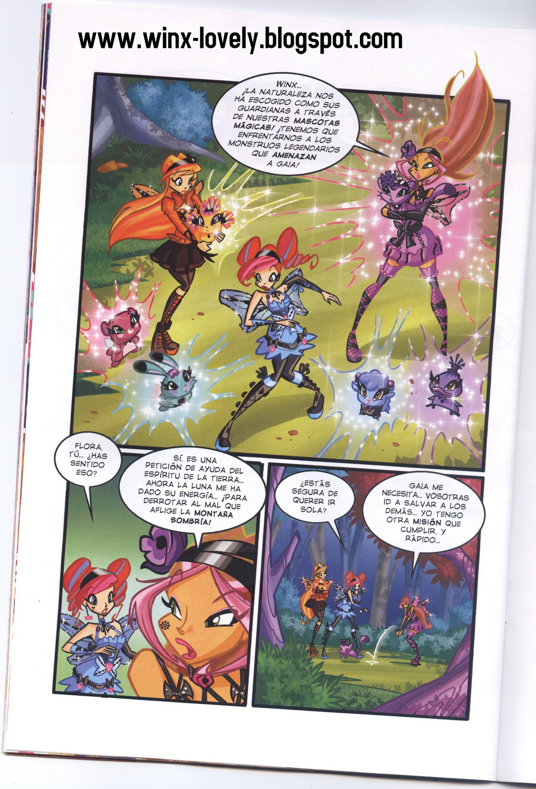 1º cómic HalloWinx COMPLETO en español - Winx Club All