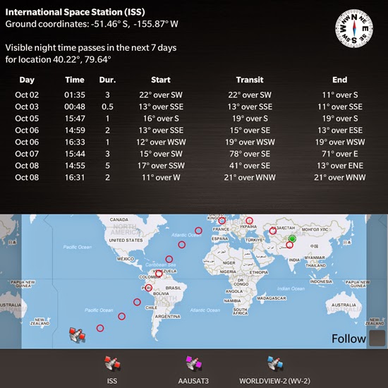 Burning Platform Software: SATtracker for BlackBerry 10