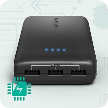 RAVPower Portable Chargers 22000mAh Power Bank 5.8A Output | Smart ...