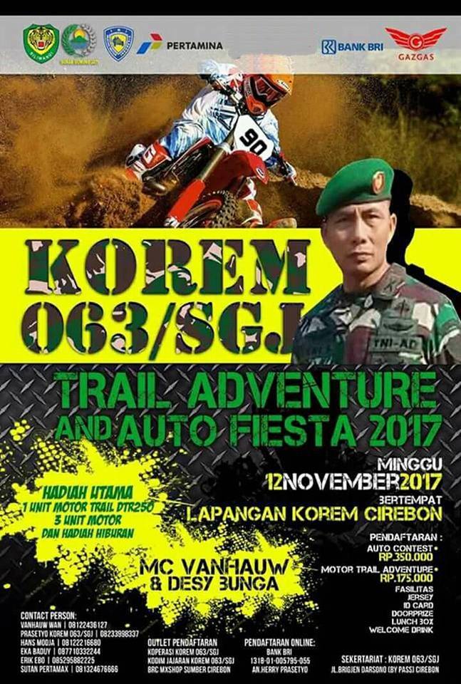 Event Trail : KOREM 063/SGJ ADVENTURE OFFROAD 2017 - Cirebon - JALUR ...