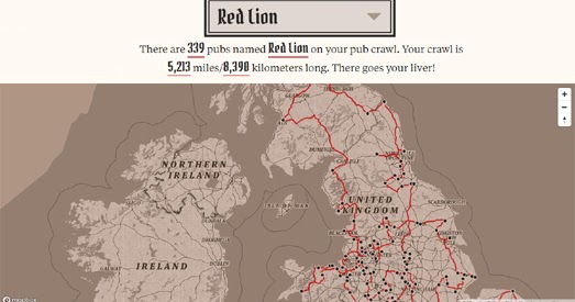 Maps Mania: The World's Biggest Pub Crawl