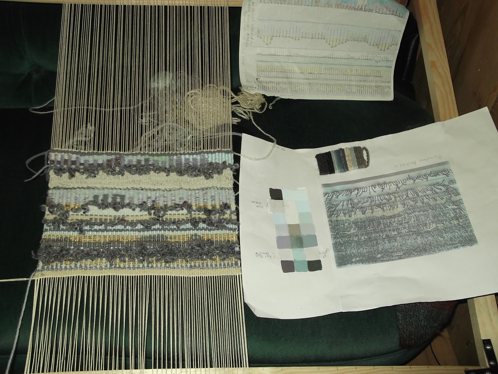 mytexturedworld: Tapestry weaving - the final sample