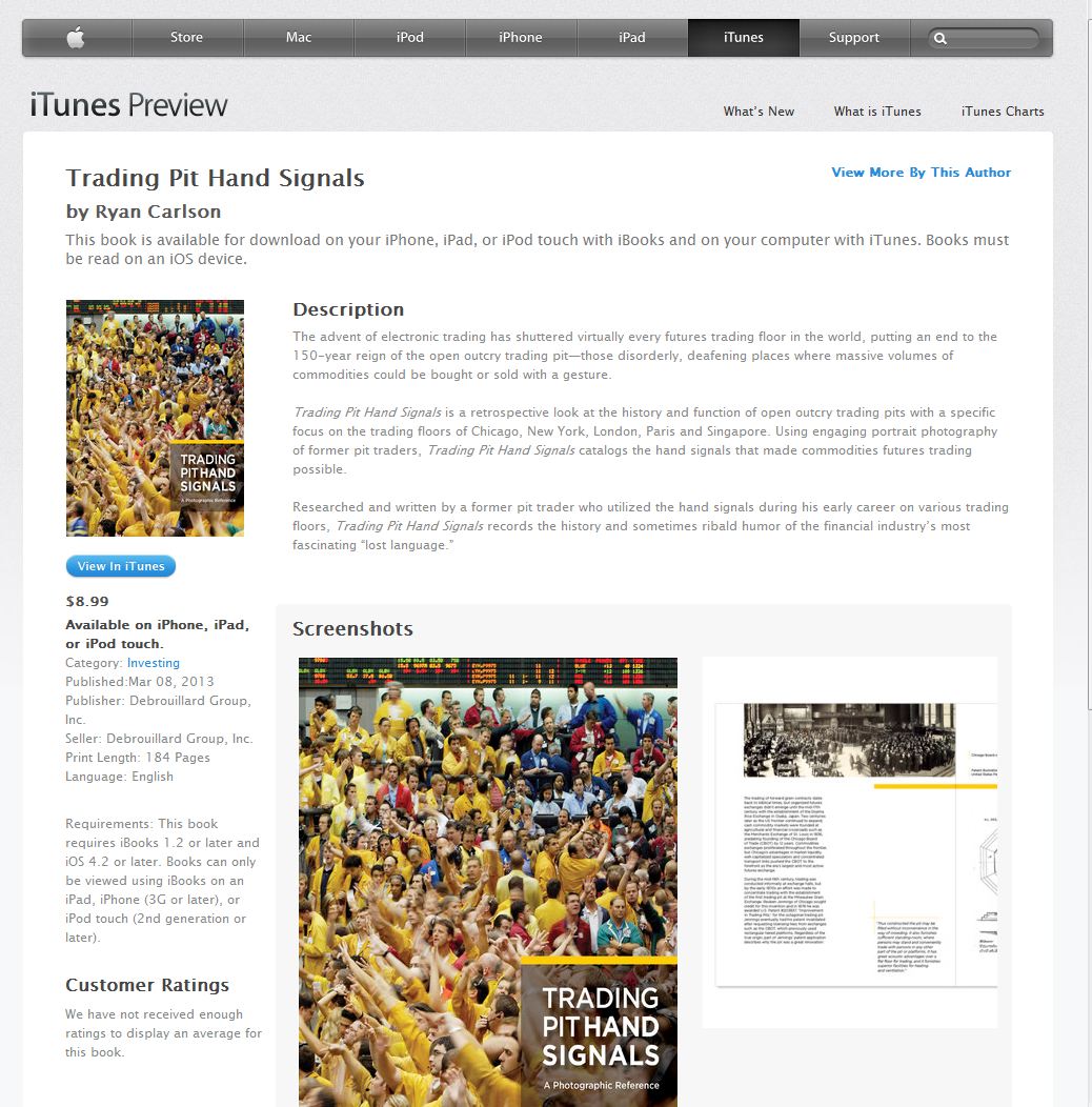 Trading Pit Blog: April 2013