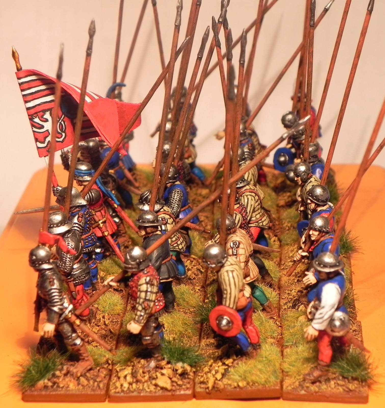 Arma Virumque Cano: The pikemen of King Matthias - finished unit