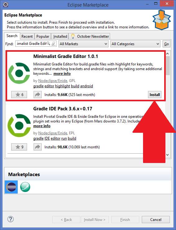 Nombre Temporal: Proyectos Gradle en Eclipse usando Gradle Integration for Eclipse