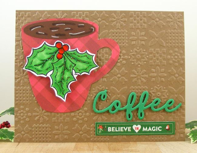 Bev's Creative Path: Believe In Magic Coffee Card