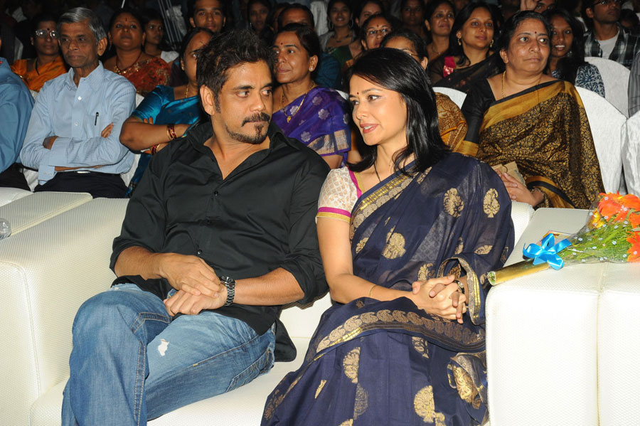 Akkineni Nagarjuna with Amala at Life is Beautiful Audio