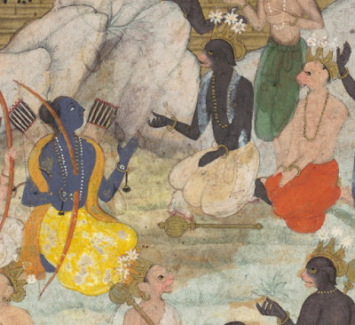 Indian Epics: Images and PDE Epics: Image: Awakening Kumbhakarna