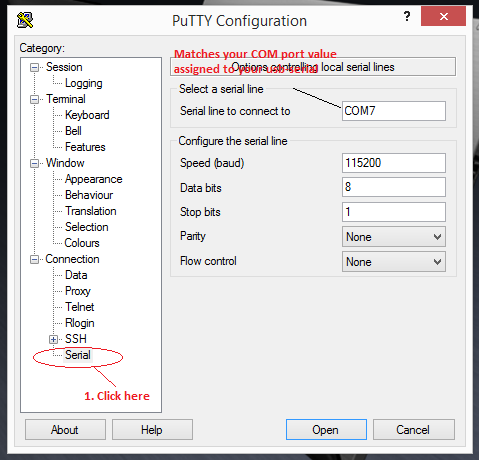 Prolific usb to serial comm port wont open in putty - nsaani