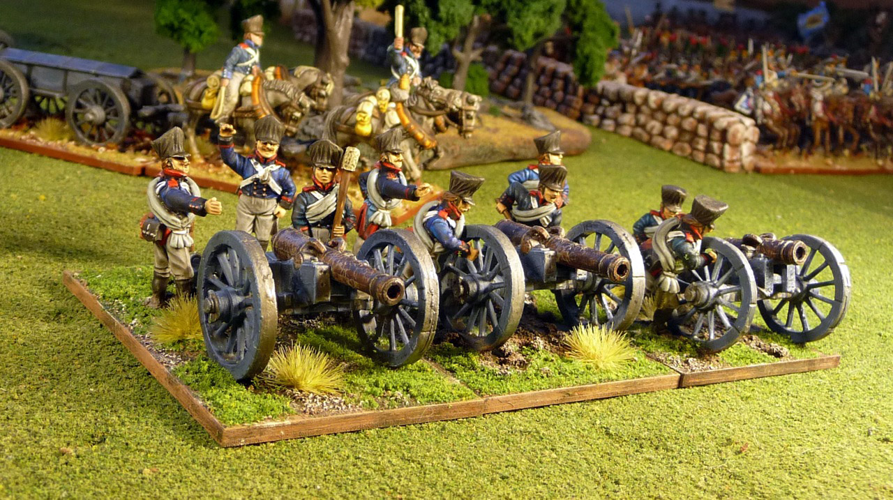 wargaming in 28 mm and sometimes smaller: Prussian Artillery
