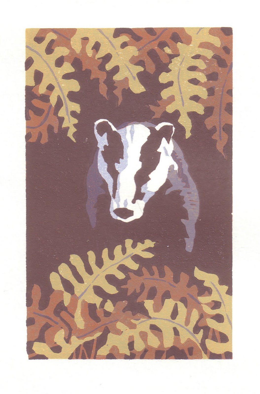 Wildlife with Pen and Brush: More work on the Badger Prints