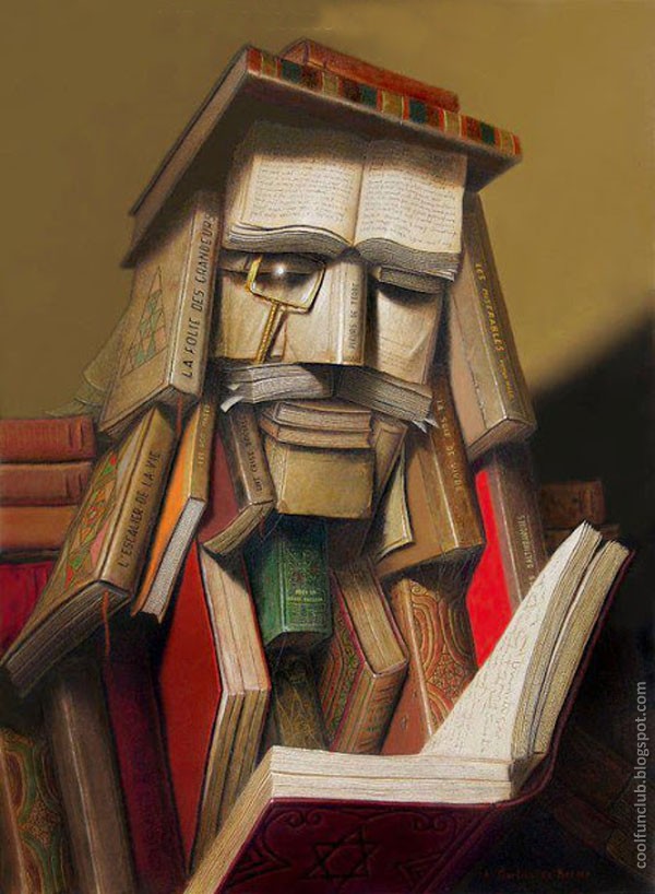 CoolFunClub: Face With Books