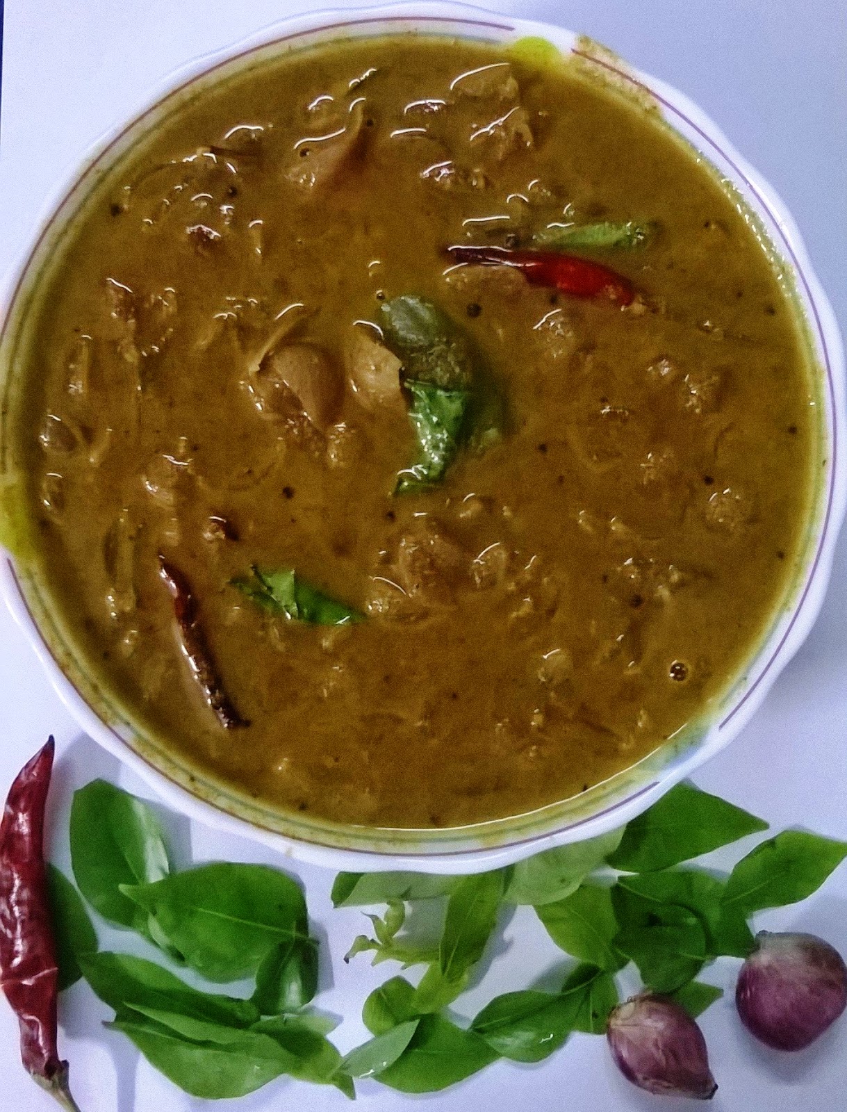 Ulli Theeyal (Shallots cooked in spicy roasted coconut gravy ...