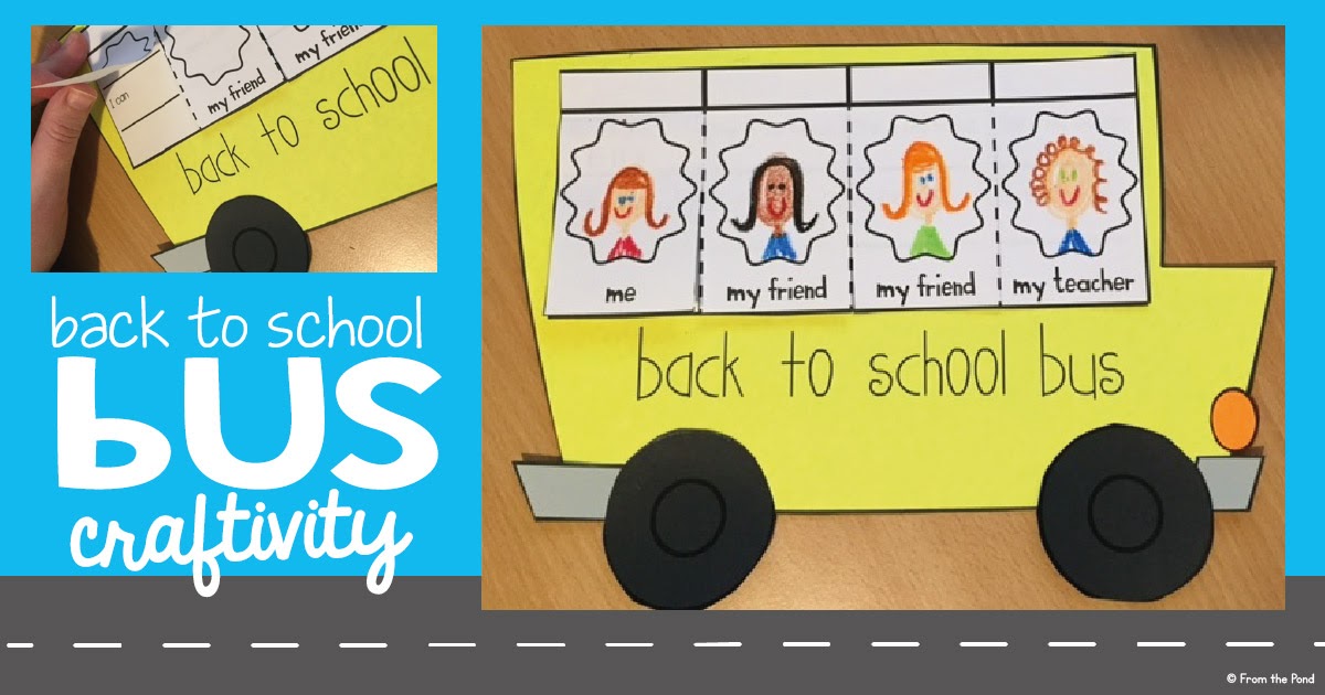 Back to School Bus Craftivity | From the Pond