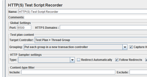 Recording Jmeter Scripts Behind A Proxy Server