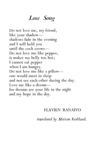 Madagascar Safari: Malagasy Poetry (Ashley)