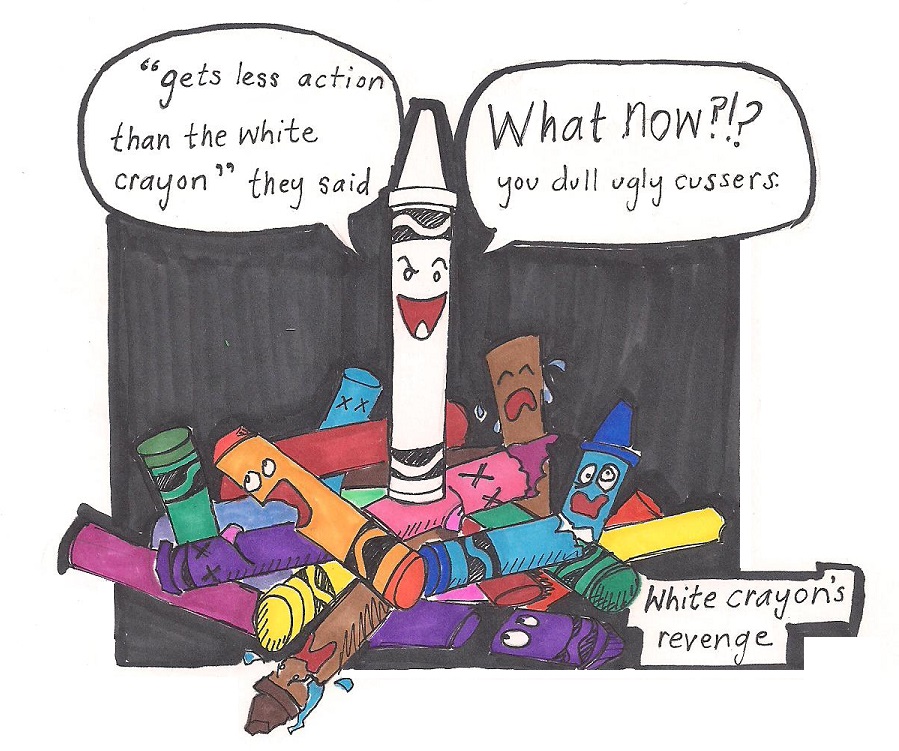 Seize the Absurd: Crayons