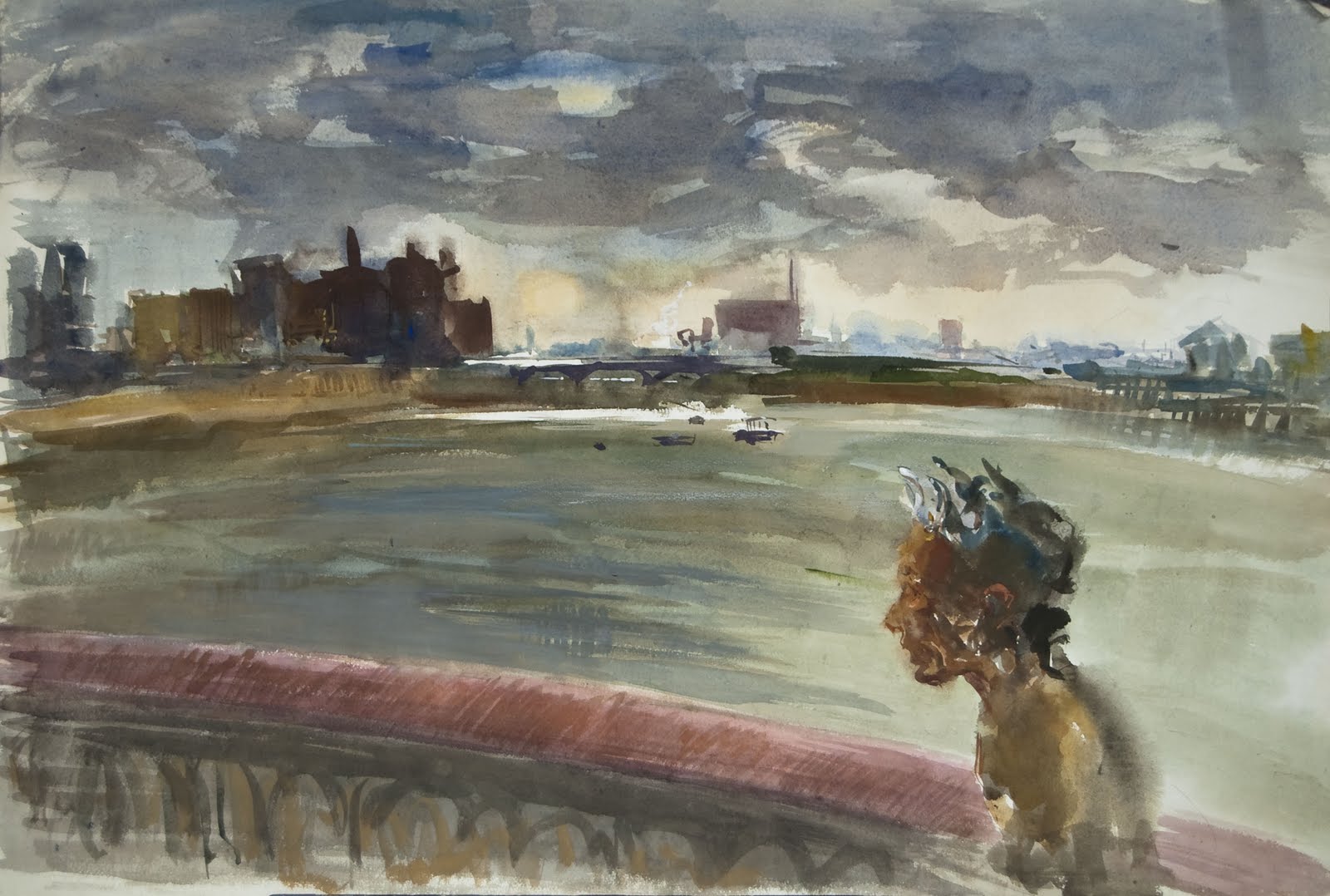 Ian Ribbons Art: Thames Water Colours