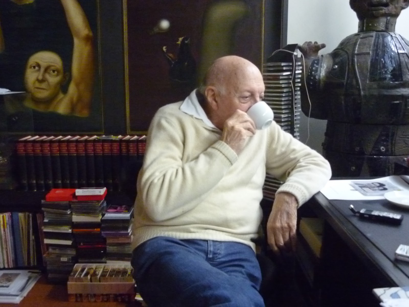 interviews met hedendaagse kunstenaars: Interview met Octave Landuyt