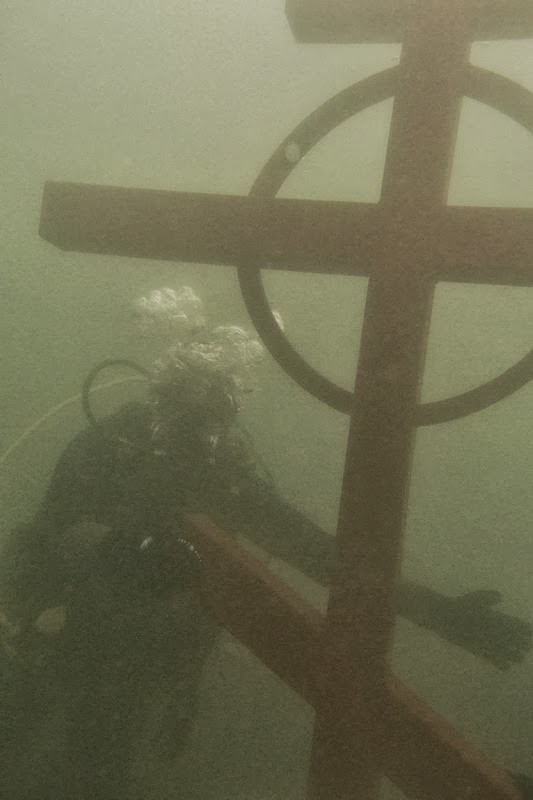 ORTHODOX CHRISTIANITY THEN AND NOW: Underwater Cross Set Up in ...