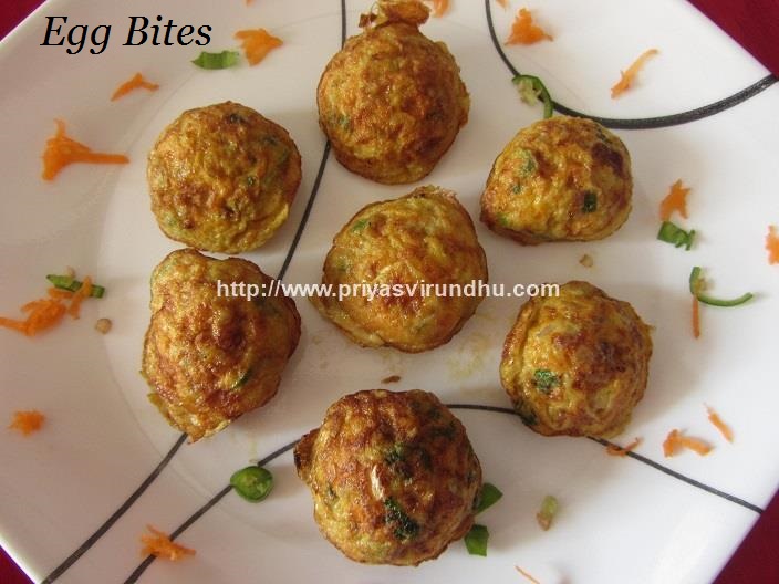Priya's Virundhu: Egg Bites/Easy & Healthy Egg Bites/Easy Breakfast ...