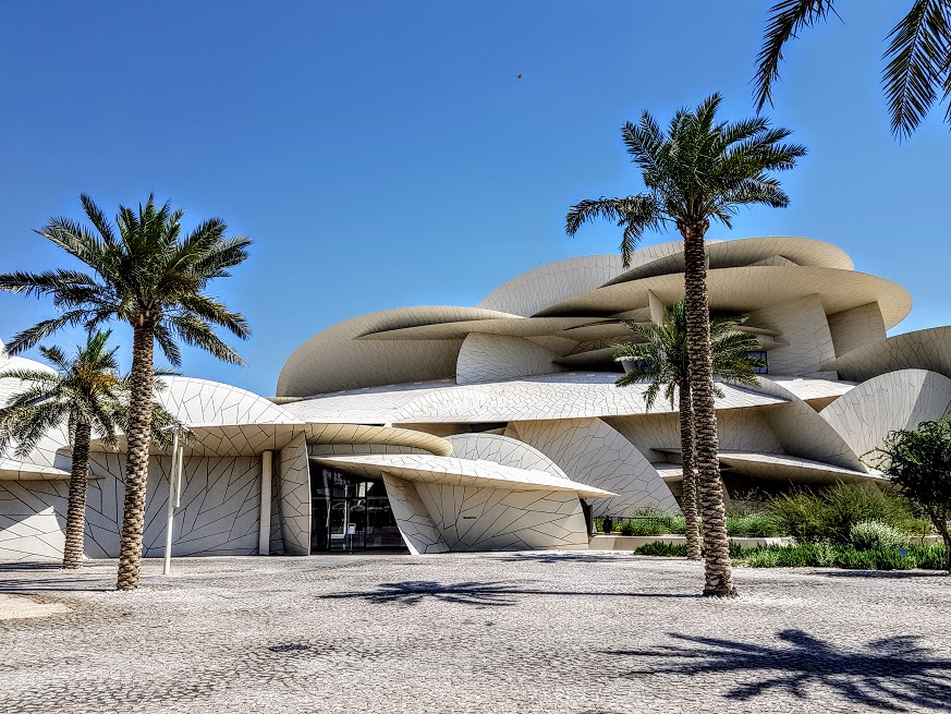 Chrismate: QATAR - A Giant Desert Rose on Doha Skyline