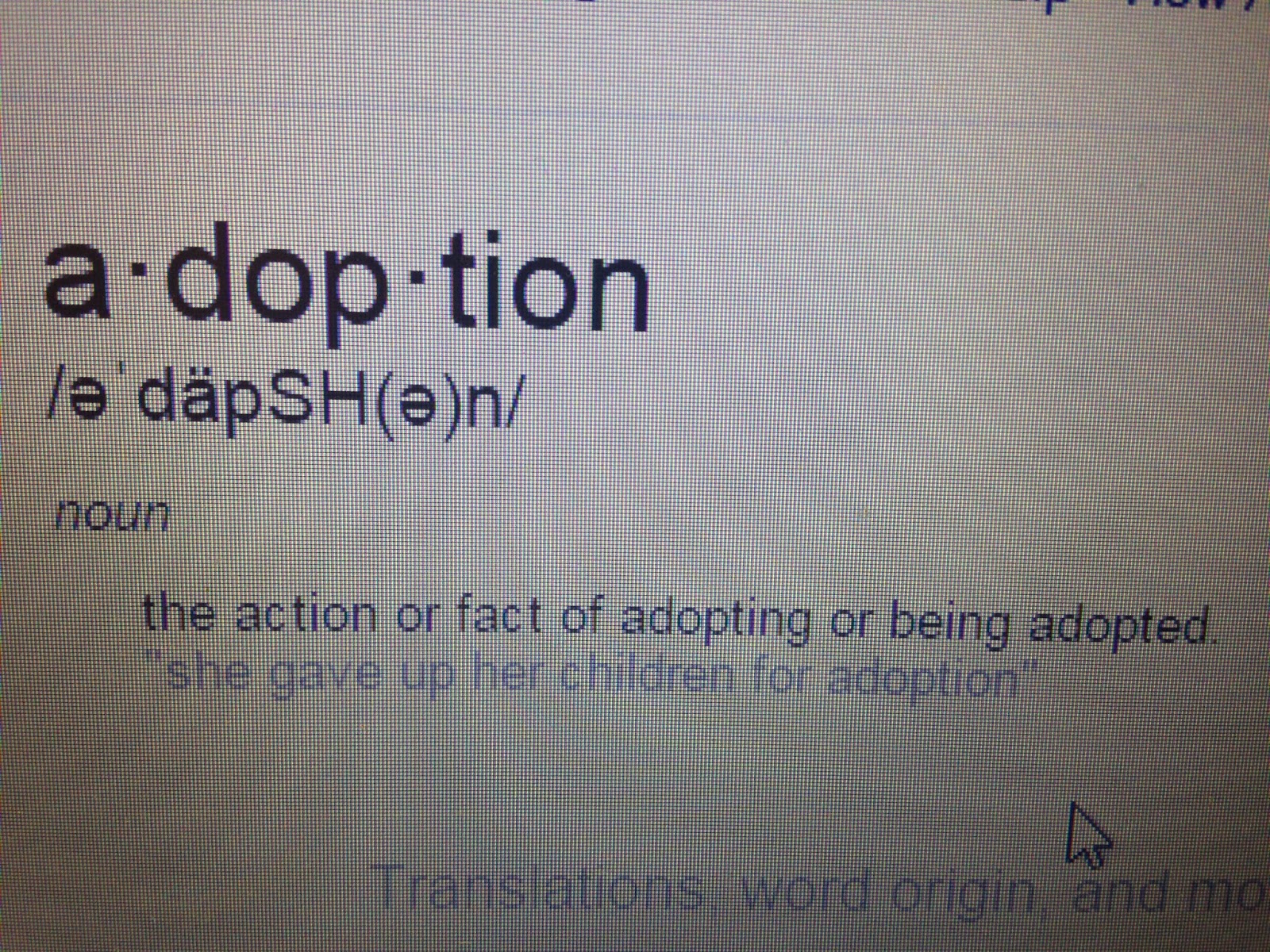 Adoption (the noun, verb, not an adjective) | The Woodard Family