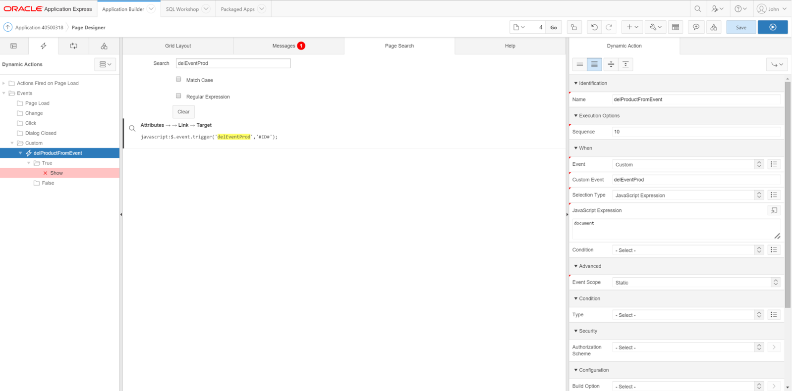 Apex For Imbeciles Apex 5 Deleting From An Interactive Report Using