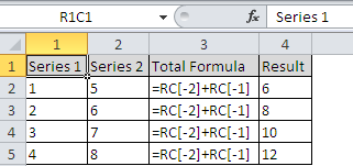 Excel In Your Office: R1C1 Referencing Style
