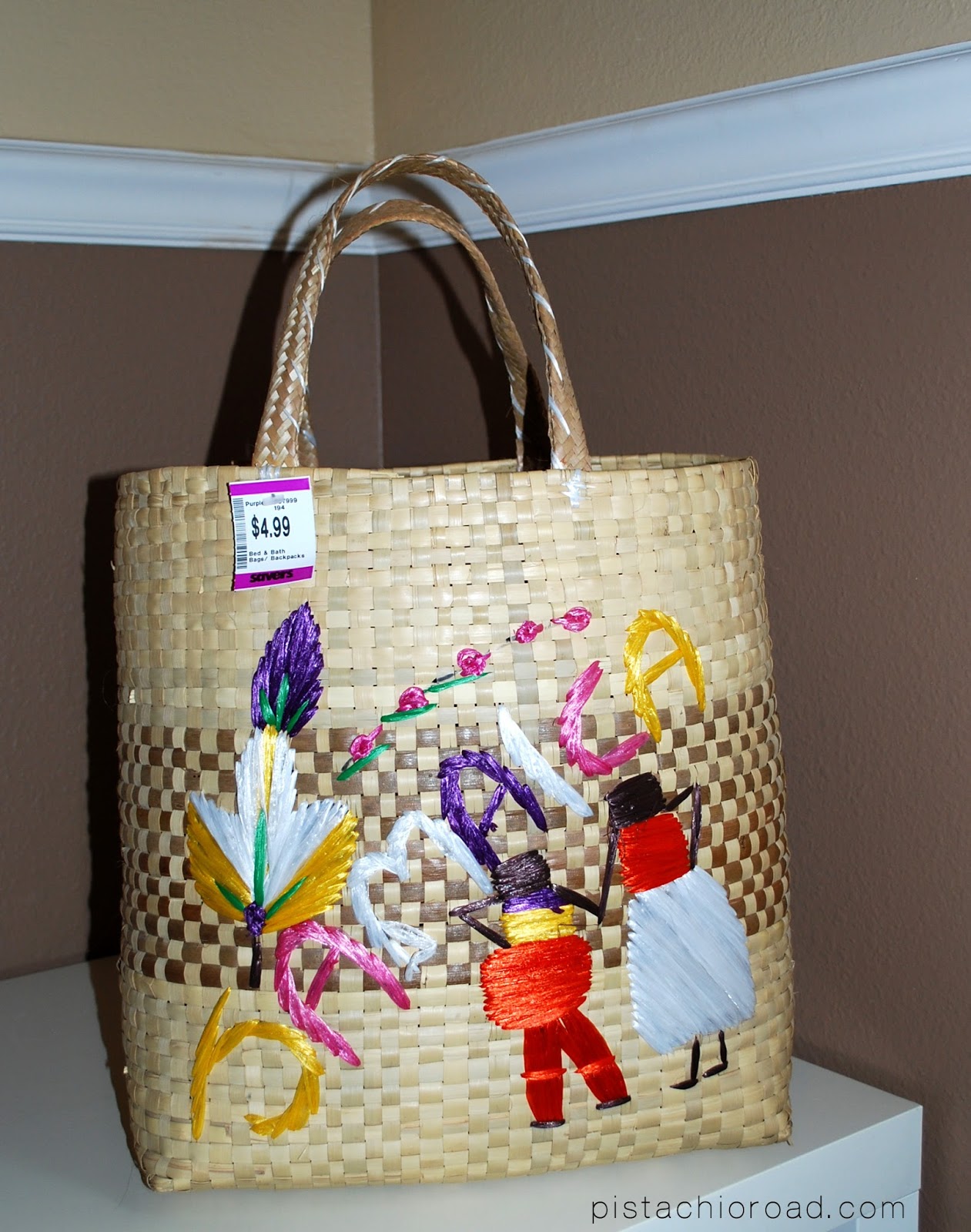 Fun in the Summertime Series: Painted Pool Tote Tutorial from Pistachio ...