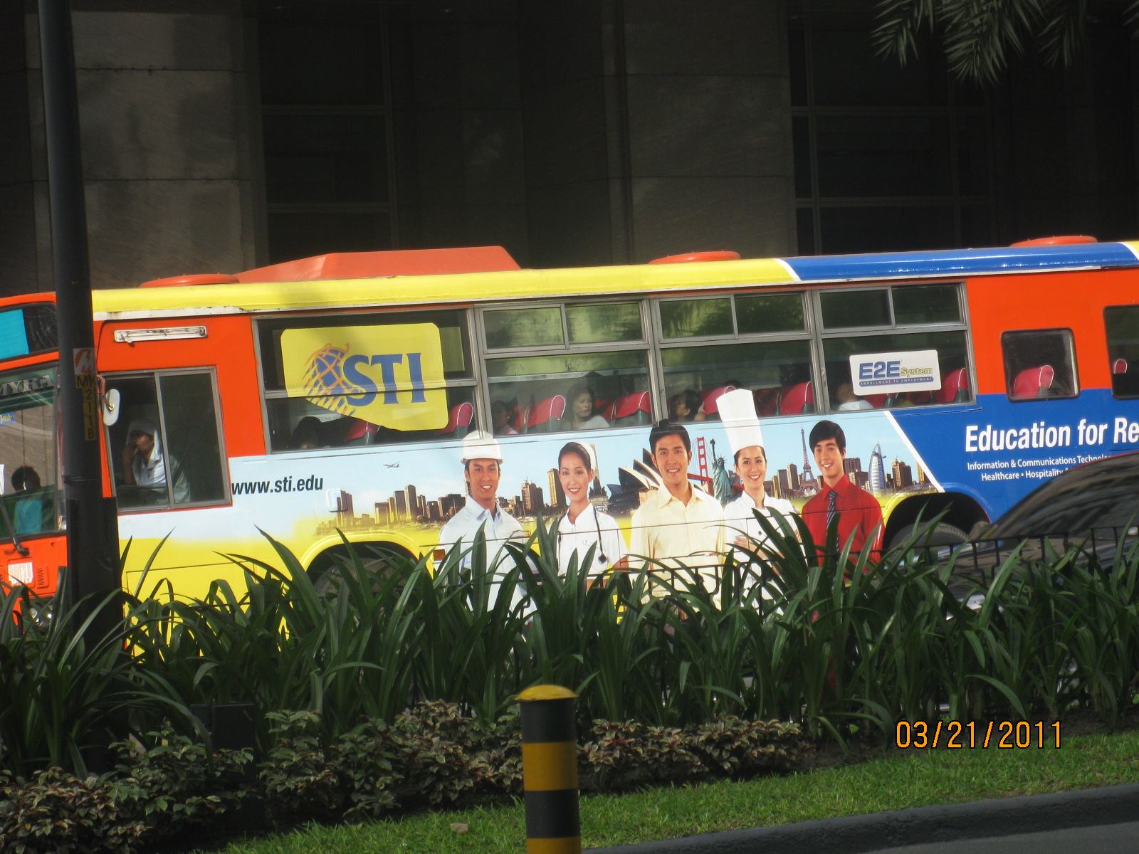 Bus Ads in the Philippines: STI