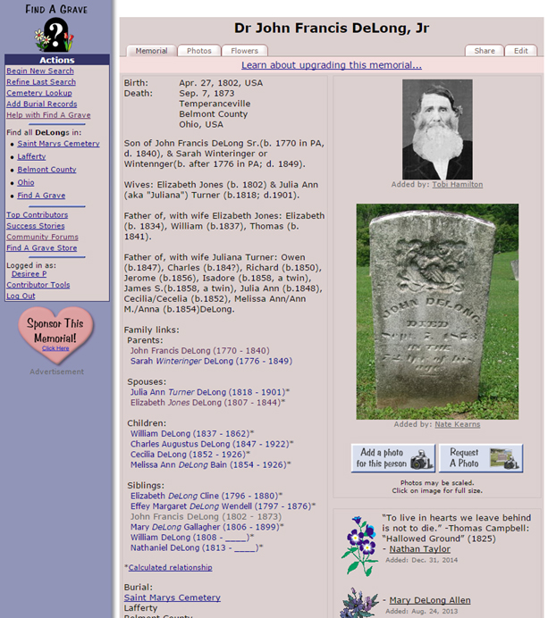 Gathering Branches of My Family Tree: Cemetery Research