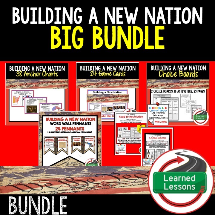 AMERICAN HISTORY COLONIALISM TO RECONSTRUCTION GROWING MEGA BUNDLE ...