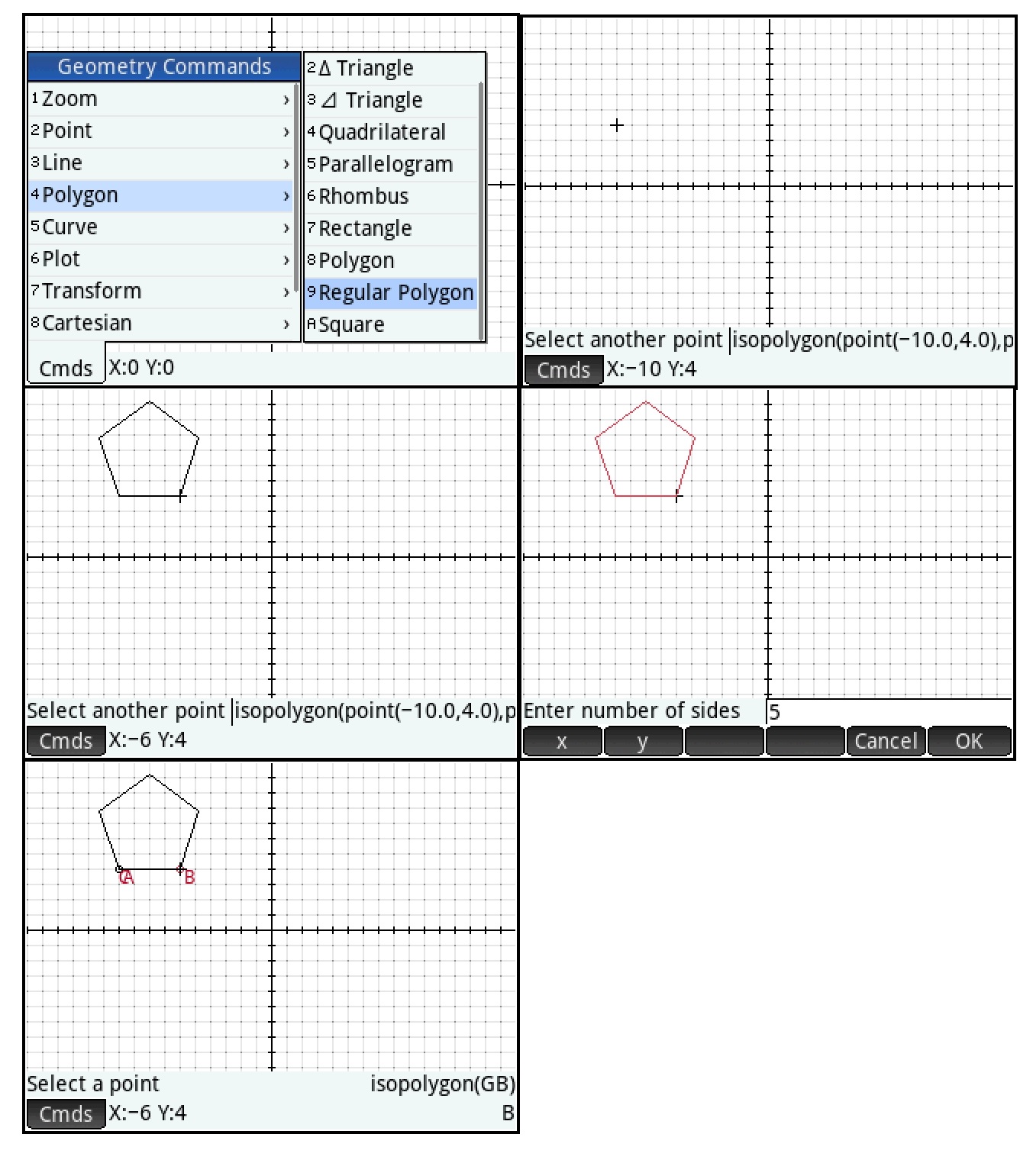 Eddies Math And Calculator Blog Hp Prime Geometry App Tutorial Part 6 Polygons