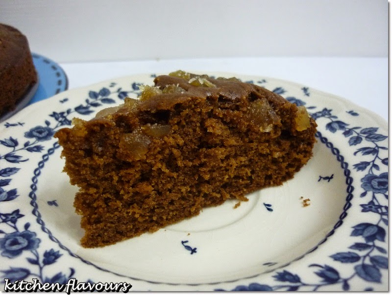 kitchen flavours: THB : Ginger-Trio Gingerbread