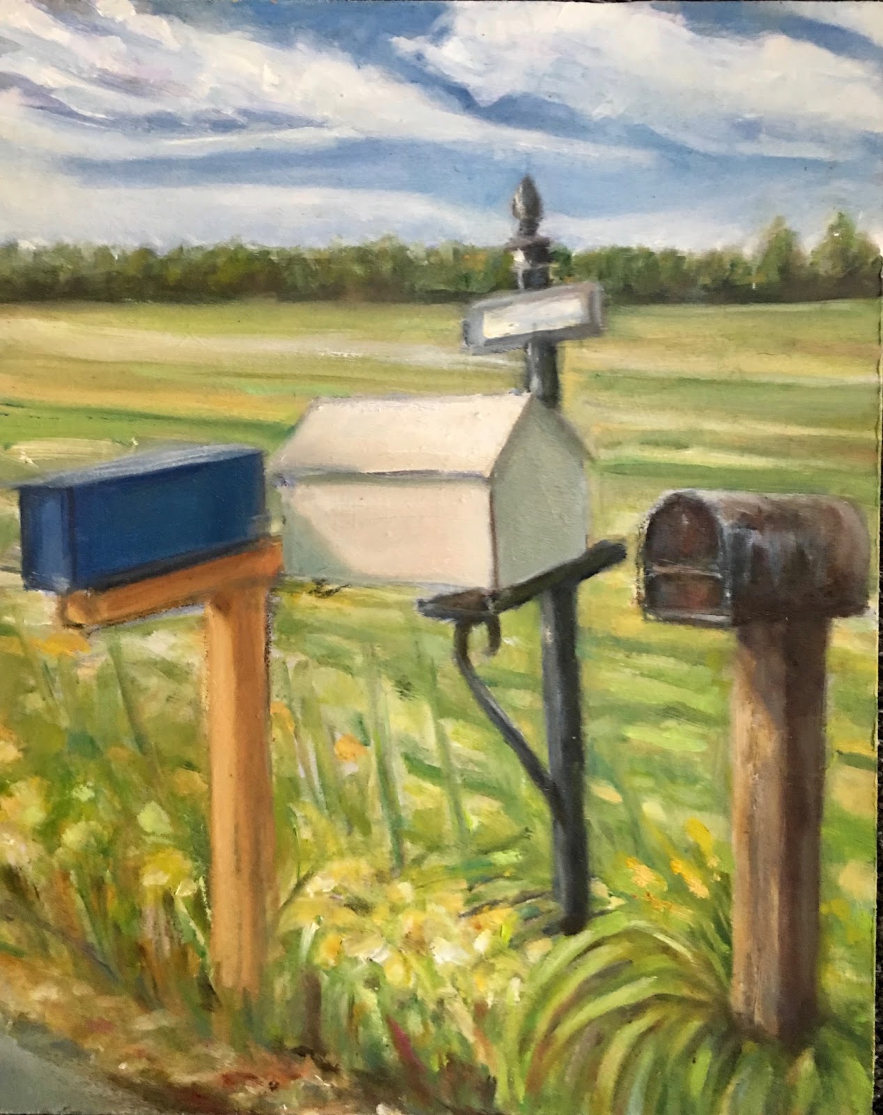 David Knighton art: Prince Edward County and Crows