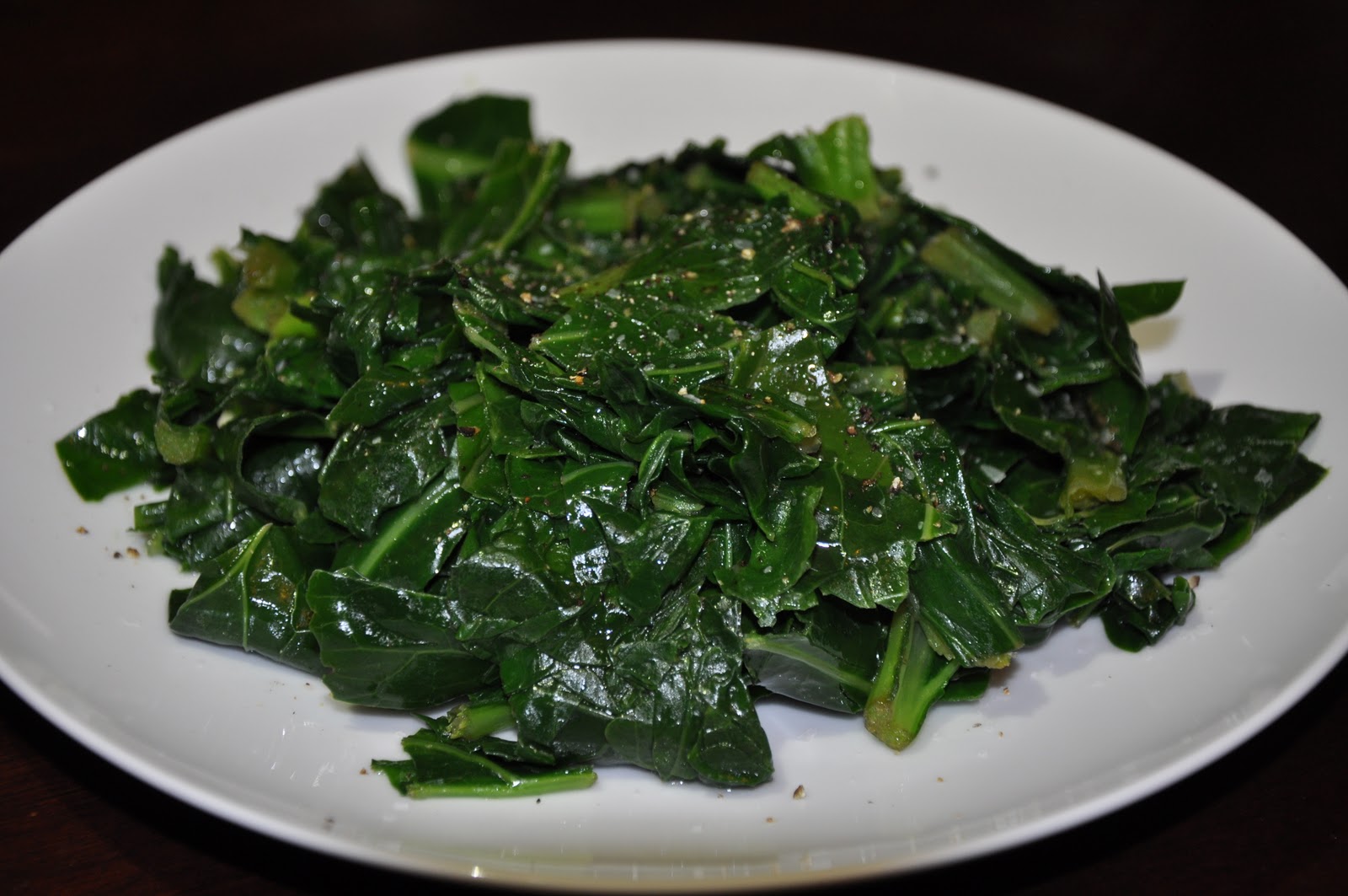 Slice of Rice: Butter-Blanched Southern Greens