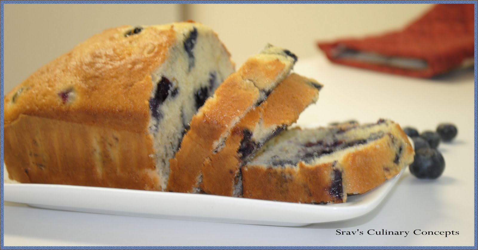 Srav's Culinary Concepts: Blueberry Bread