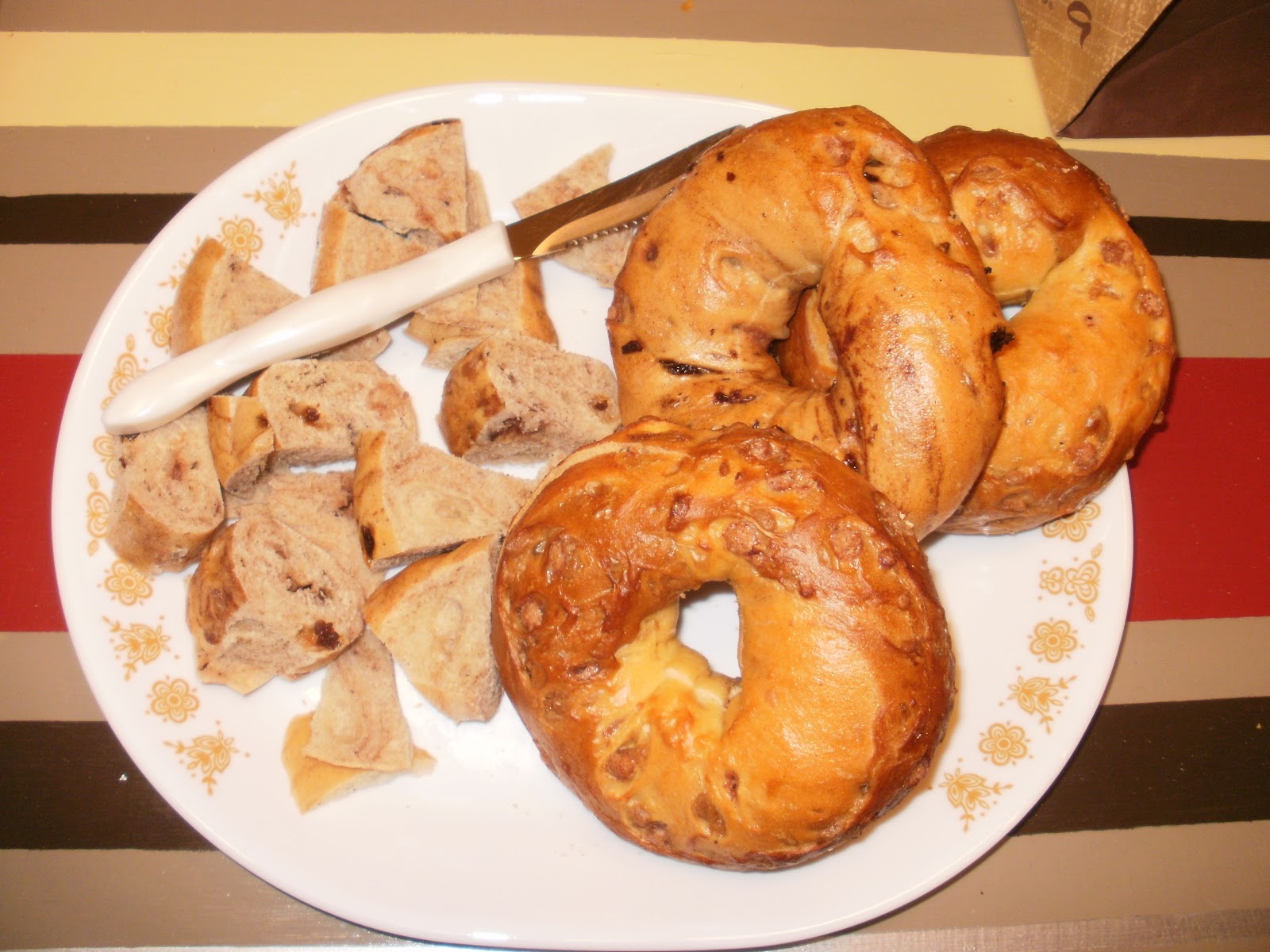 Crock-Pot Bagel Bread Pudding for Fall