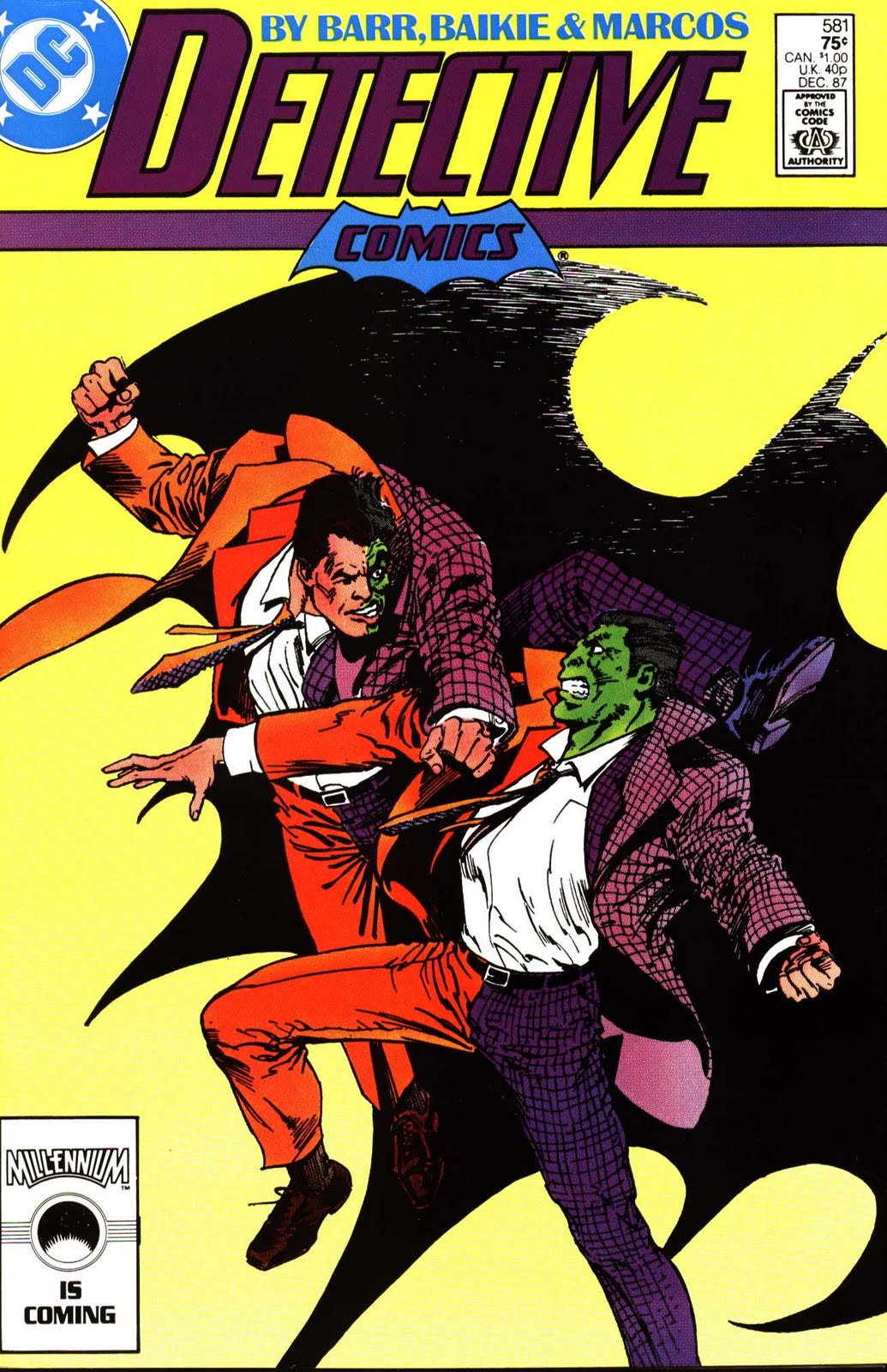 El Blog de Batinga: 1987 - Batman 412 al 414 - Detective Comics 579 al 581