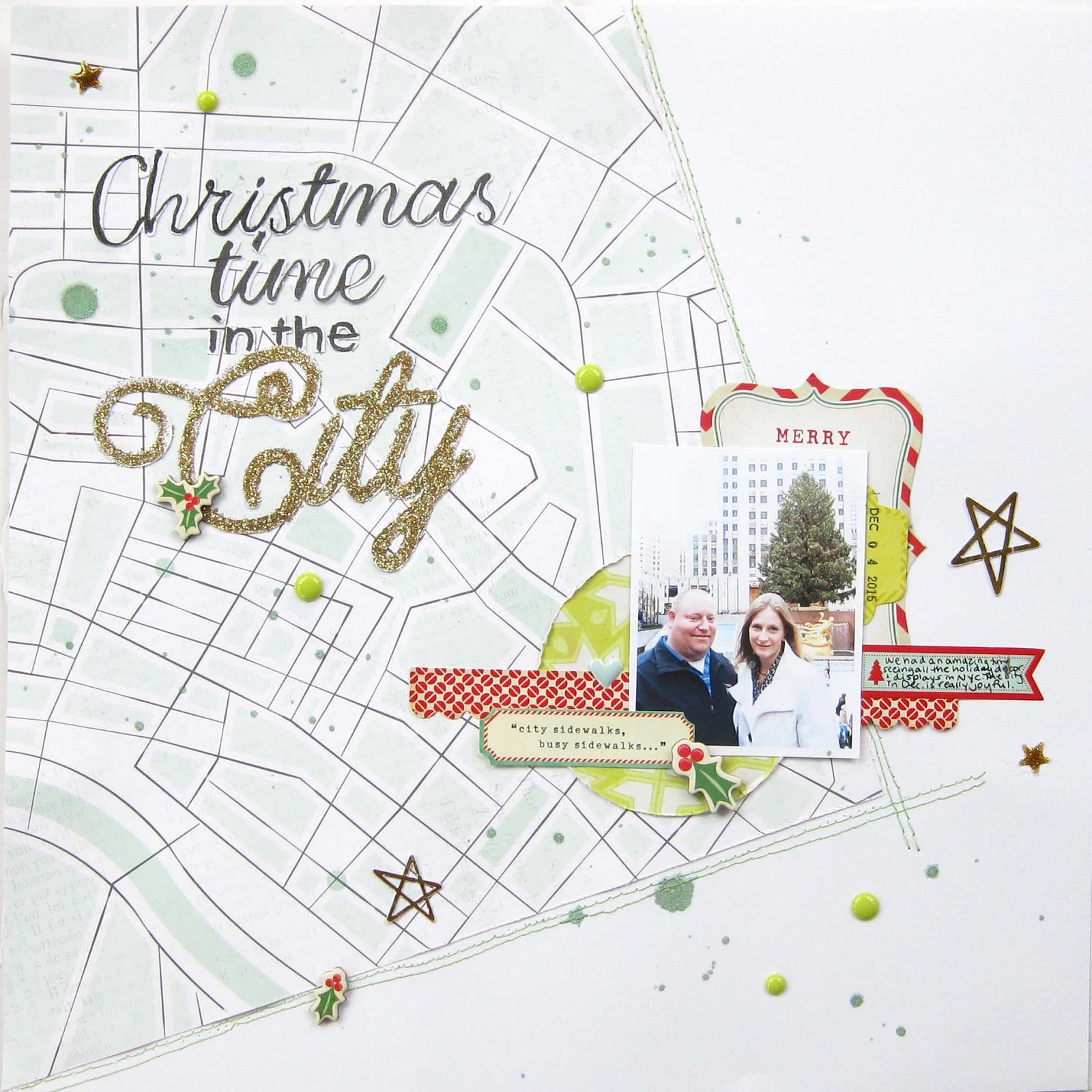 Audrey's Reflection: The 12 layouts of Christmas