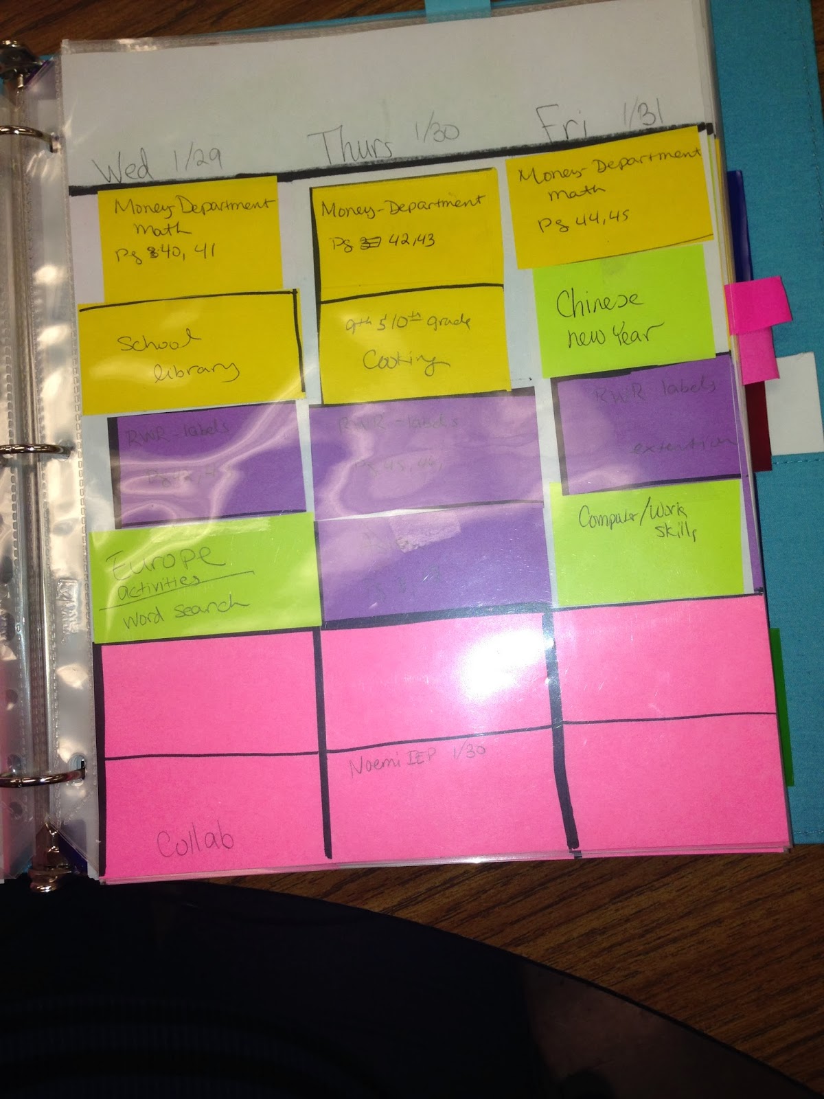 Life Skills in High School: Finally a new post! Home made planner ...