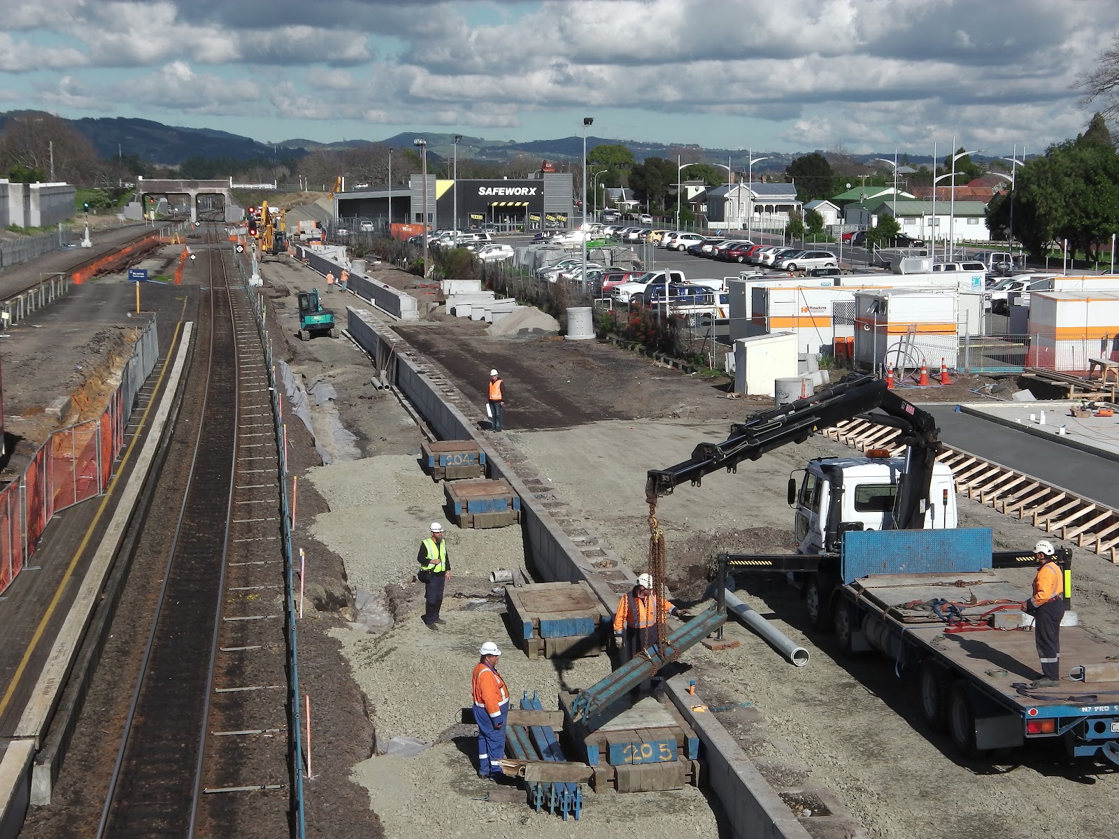 Papakura Station: August 2012