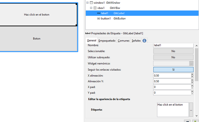 GUI en Python con Glade