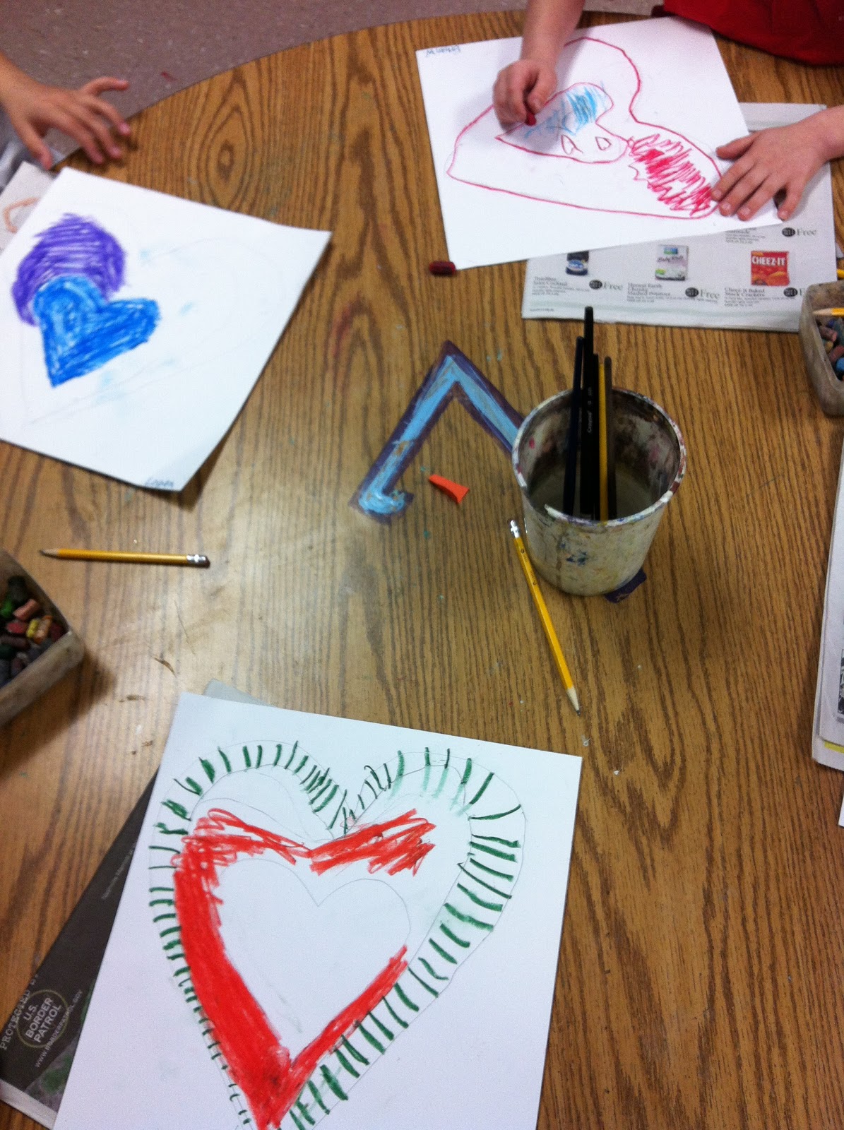 ChumleyScobey Art Room: Jim Dine Pop Art Hearts!